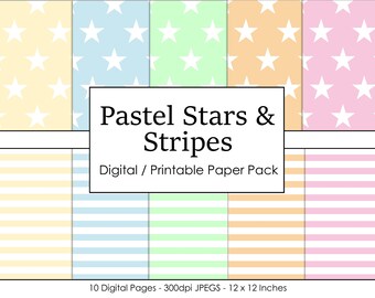 Pastel stripes | Etsy