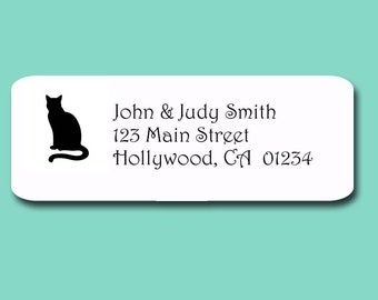 Cat address labels | Etsy