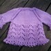 PDF Knitting PatternMy Lesoine Newborn Sweater