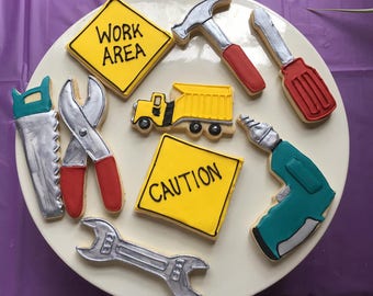 Construction cookies | Etsy