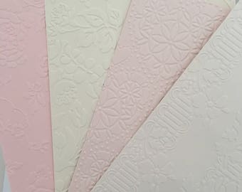 Embossed card stock | Etsy