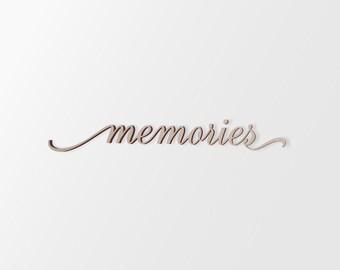 Memories word art | Etsy