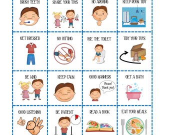 Brushing My Teeth Routine Poster