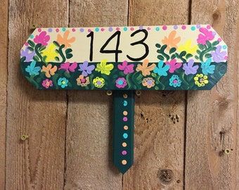 House number sign | Etsy