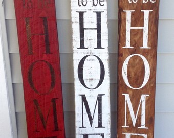 Vertical wood signs | Etsy