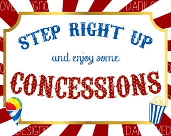 Concession sign | Etsy
