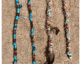 Items similar to Ready To Ship Random Wrappy Style Yarn Hair Wrap ...