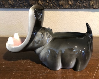 Ceramic hippo | Etsy