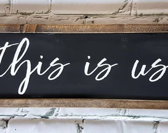 This is us wood sign | Etsy