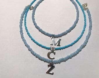 Initial choker | Etsy