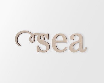 Beach word art | Etsy