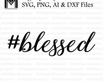 Blessed svg | Etsy