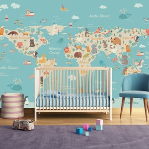 Kids wallpaper | Etsy