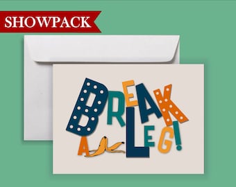 Break a Leg Gift Theatre Drama Bracelet Opening Night