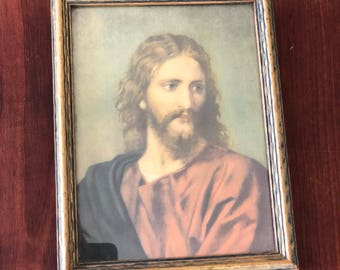 Vintage jesus print | Etsy