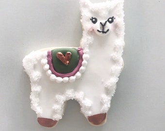 Llama cookies | Etsy