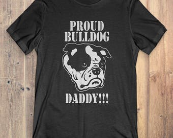 Bulldog t shirt | Etsy