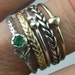 Solid 10k Yellow Gold Thin Braid Ring