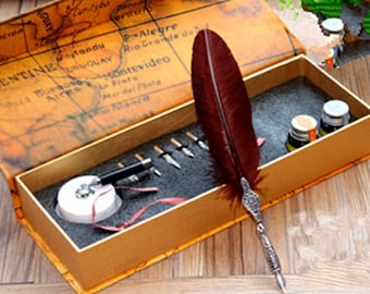 Hand-Cut Goose Feather Quill for Calligraphy and Medieval