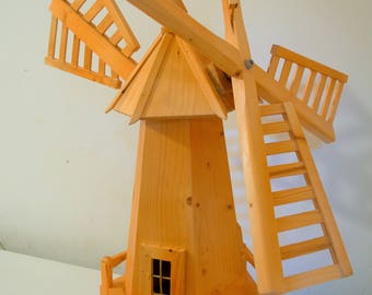 Wooden windmill | Etsy