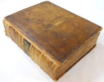 Antique leather book | Etsy