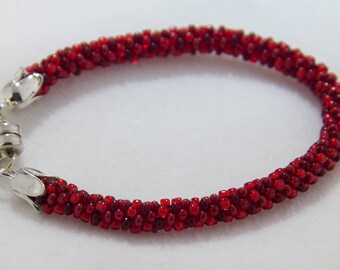 Beaded rope bracelet | Etsy