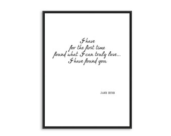 Jane eyre quote | Etsy