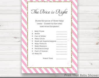 Baby Shower Games Baby Animals Name Game Woodland Baby