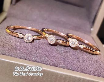 Dainty diamond ring | Etsy