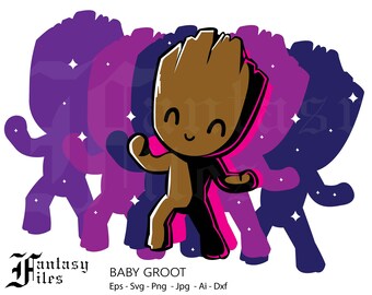 Angry Baby Groot Guardians of the Galaxy