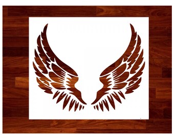 Wings stencil | Etsy