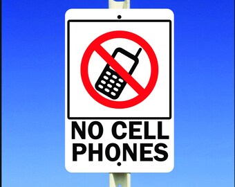 No phone zone sign | Etsy