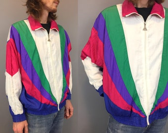 80s neon jacket | Etsy