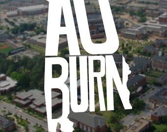 Auburn sticker | Etsy