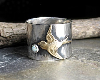 Swallow ring | Etsy