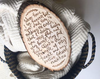 Bible verse wood burning | Etsy