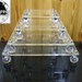 Rectangular Square Clear Acrylic Riser Stand Display Shelf