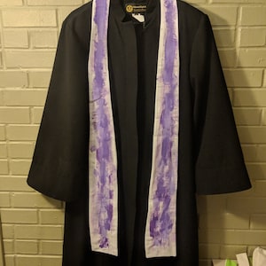 White clergy stole | Etsy