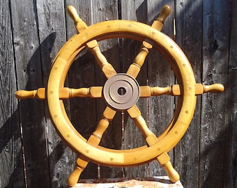 Wooden ship wheel | Etsy