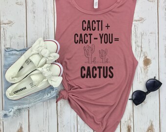 Cactus shirt | Etsy