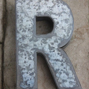 Metal letter r | Etsy