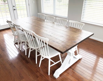 Farmhouse dining table | Etsy