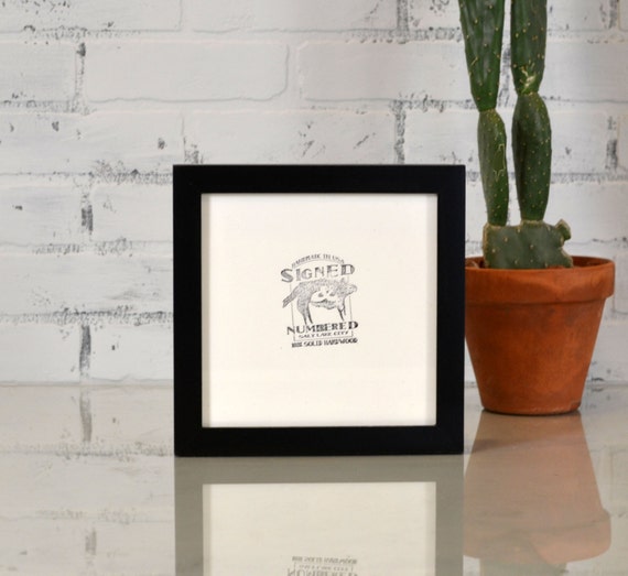 Items similar to 8x8" Square Picture Frame in 1x1 Flat Style and Color ...