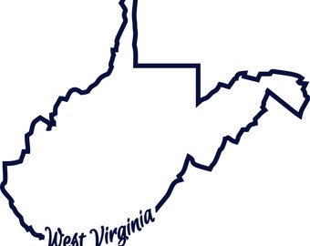 Wv svg | Etsy
