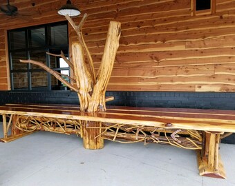 Cedar table | Etsy