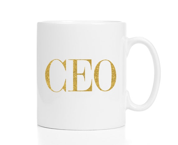 CEO Mug / Boss Gift / Entrepreneur Gift / Glitter Mug / 11 or