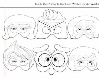 Emotions masks | Etsy