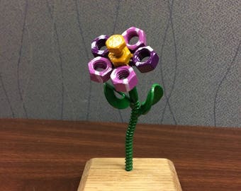 Nut bolt flower | Etsy