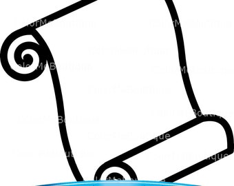 Scroll letters | Etsy