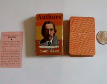 Authors card game | Etsy